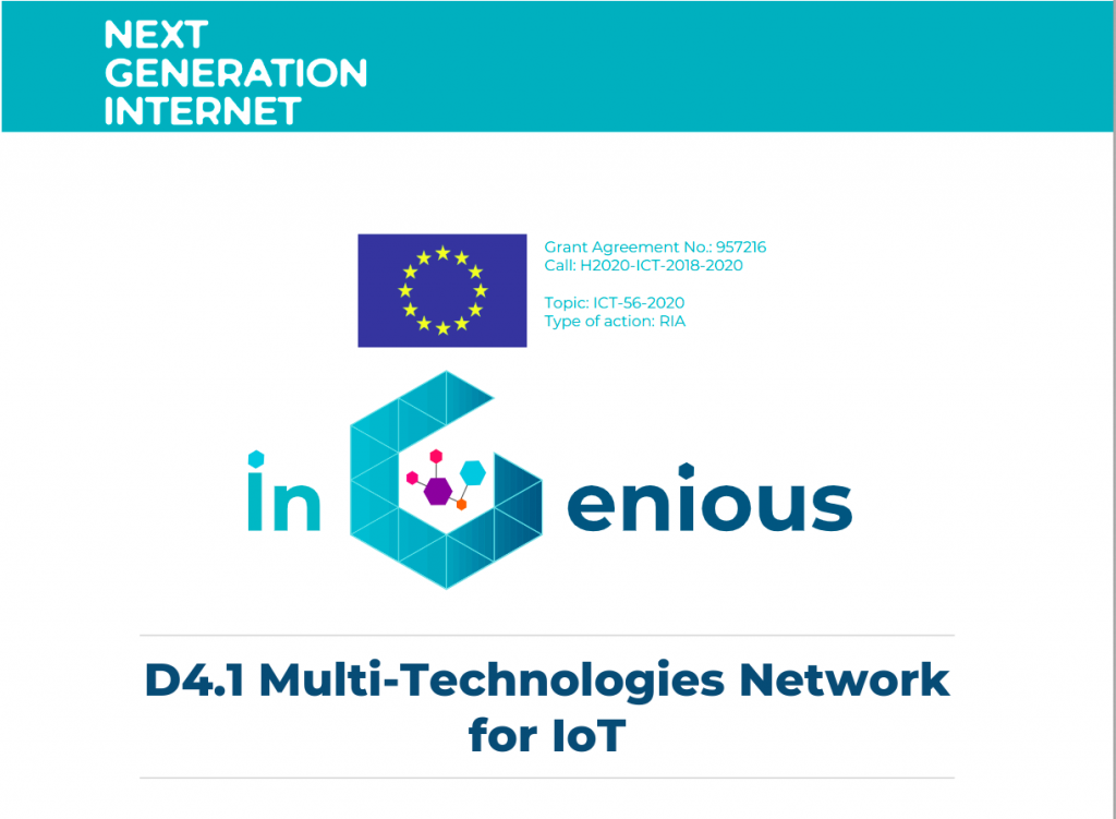 Our deliverable D4.1 has been published – INGENIOUS